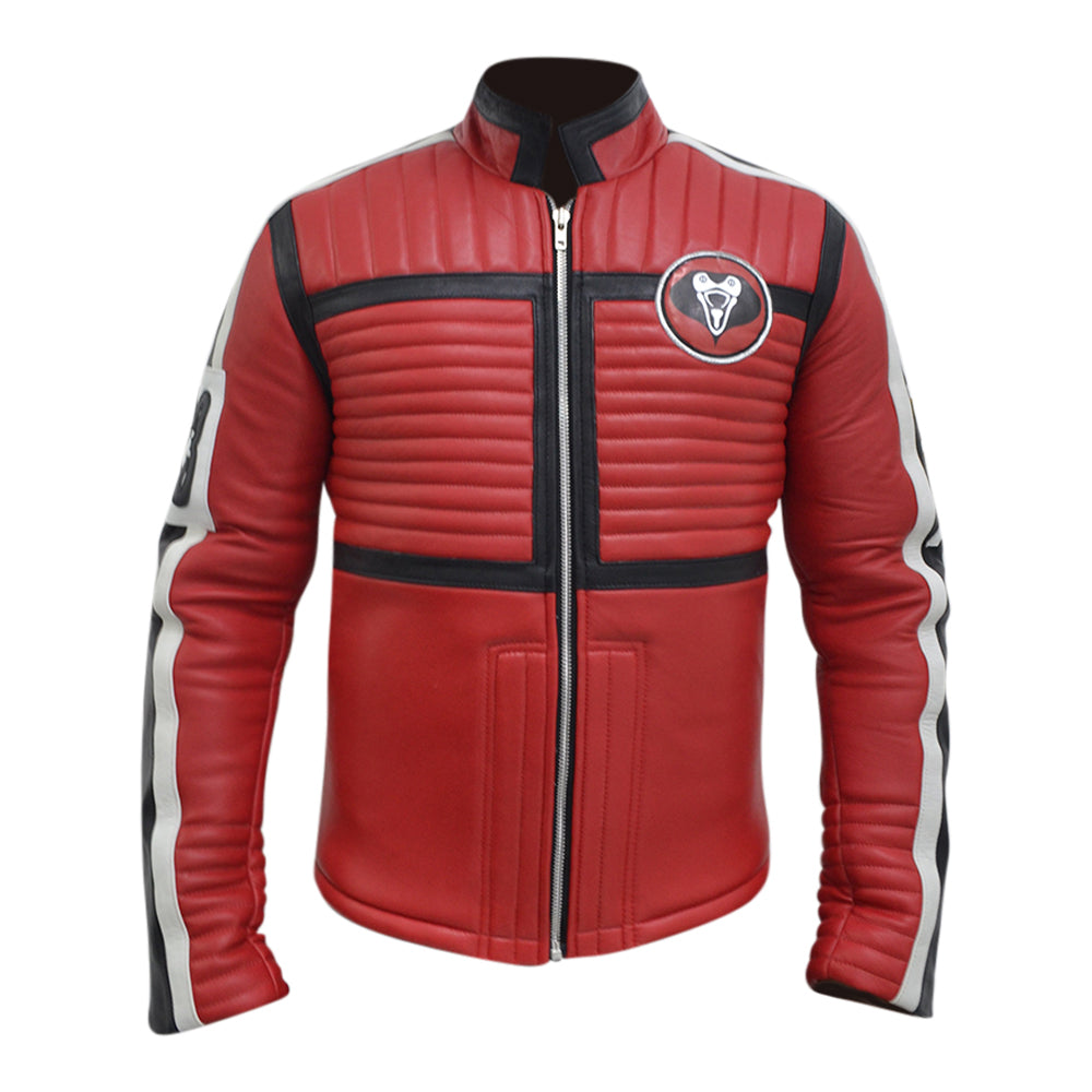 Kobra Kid Movie My Chemical Romance Red Real Leather Jacket – South ...
