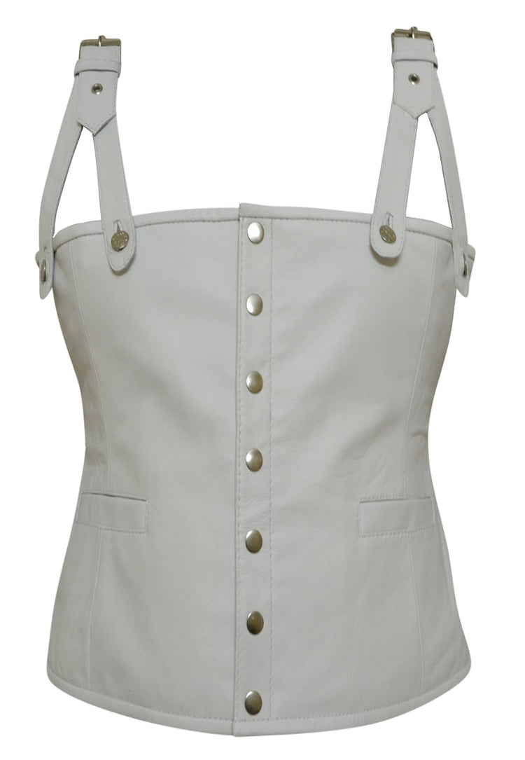 Mens Rapper Style Strap Lambskin Leather Vest – South Beach Leather